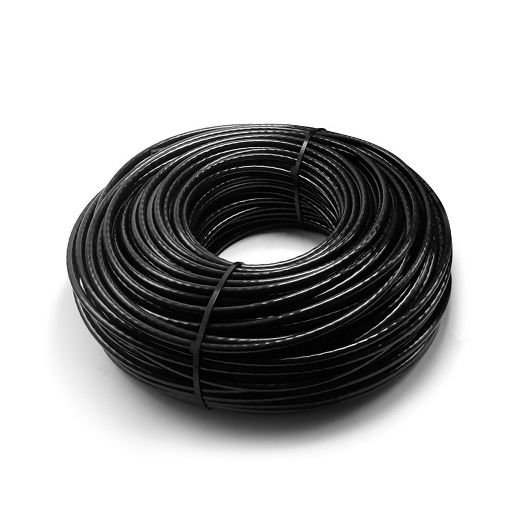Cable Negro de red de 100 metros UTP Categoría 6A, Certificable de ...