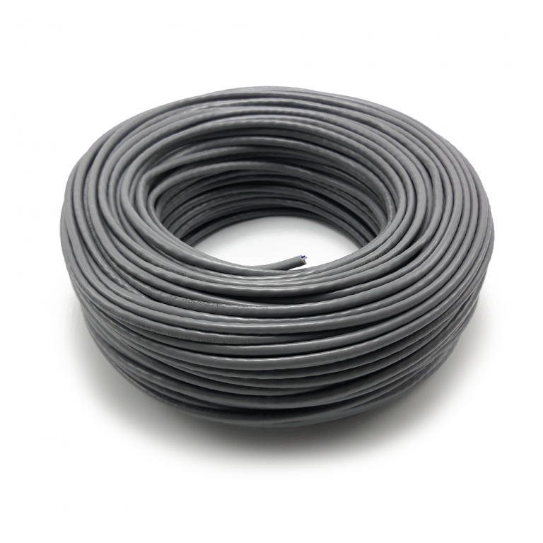 Cable Gris de red de 50 metros UTP Categoría 5e, Certificable de Cobre ...