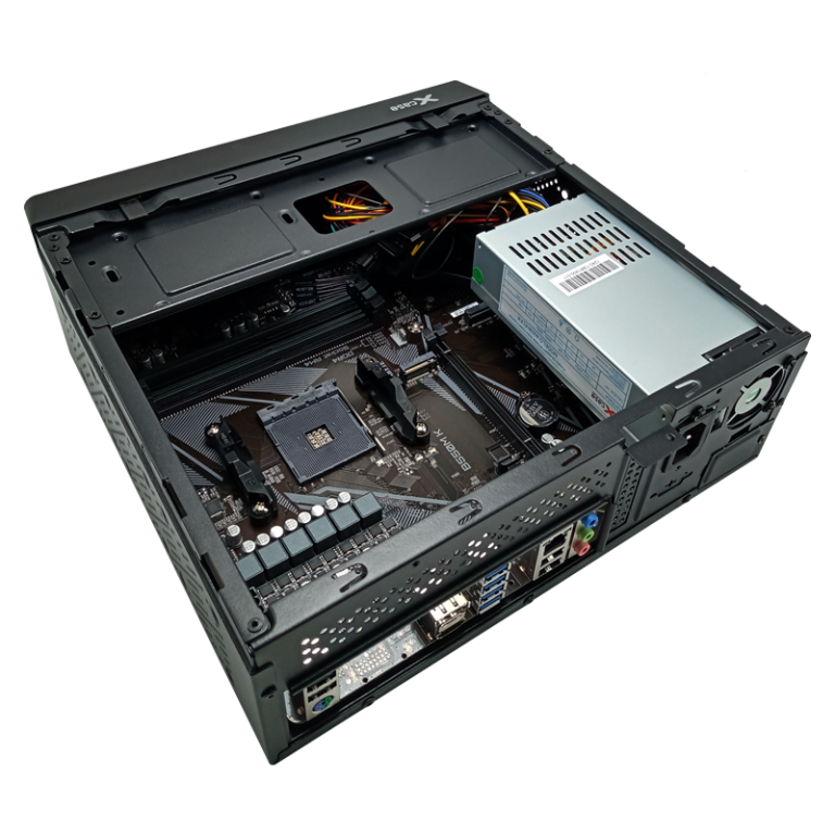 Gabinete Xcase Micro ATX Ultra Slim Spazio Mini con fuente de 400 Watts ...